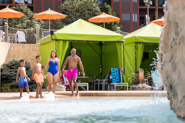 Lost WorldOutdoor Cabanas - Wilderness Resort