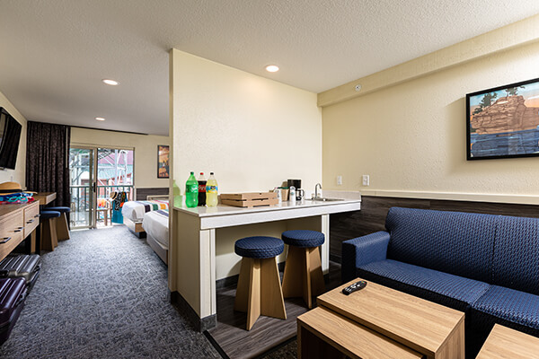 Double Suite Wet Bar | Wilderness Resort Wisconsin Dells