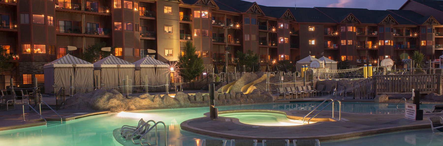 Lost WorldOutdoor Cabanas - Wilderness Resort