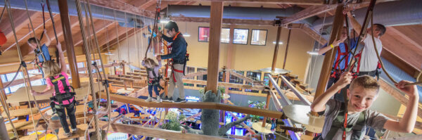 Northern Lights Sky Ropes Course - Wilderness Resort Attractions