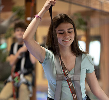 Northern Lights Sky Ropes Course - Wilderness Resort Attractions