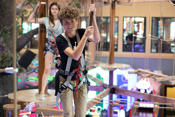 Northern Lights Sky Ropes Course - Wilderness Resort Attractions