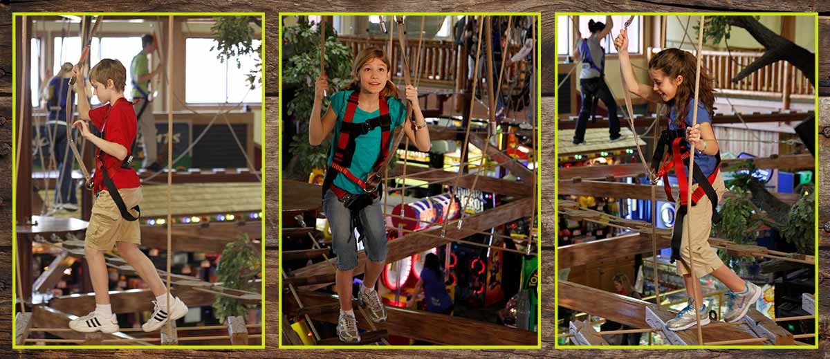 Northern Lights Sky Ropes Course - Wilderness Resort Attractions