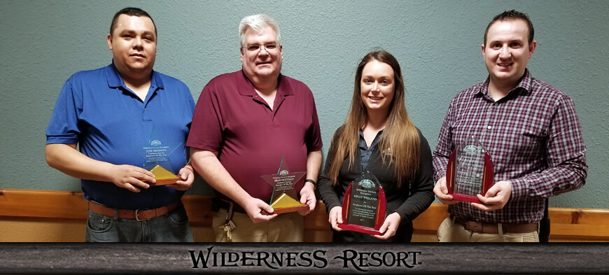 THANKS FOR HELPING US HONOR OUR OUTSTANDING EMPLOYEES! - Wilderness Resort