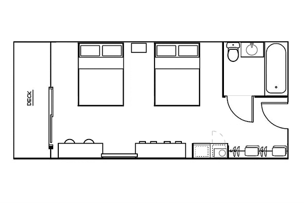 Accessible Double Queen - Wilderness Resort