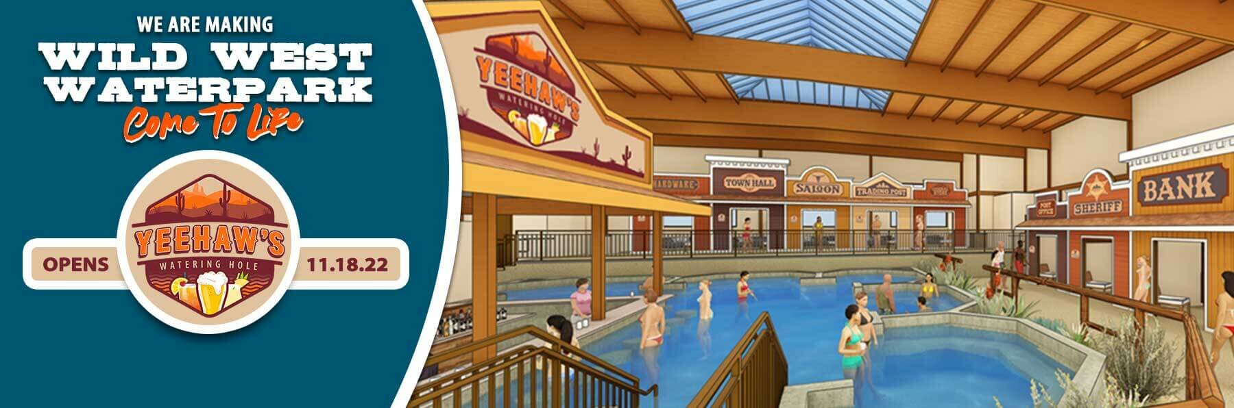 Wild West Indoor Waterpark, Wilderness Resort Wisconsin Dells